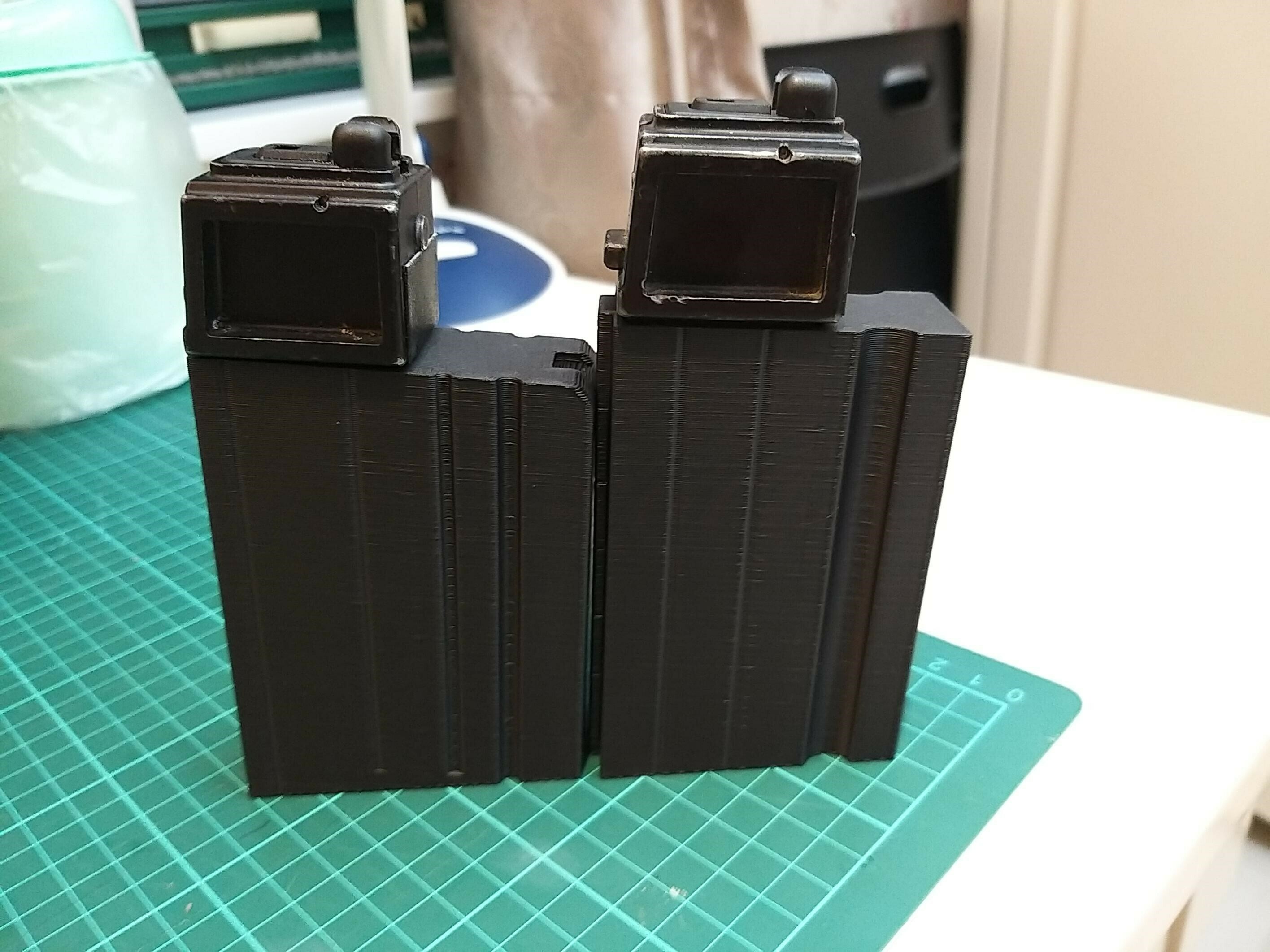 STL file KC02 Mini14 Pattern Mag Sleeve・3D printing idea to download・Cults