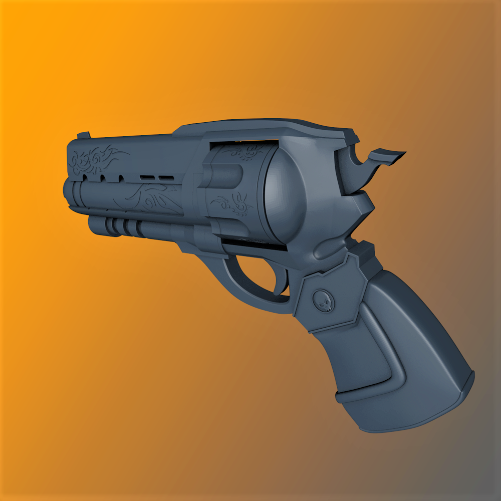 3D file Revolver Jim Raynor | Starcraft・Template to download and 3D ...