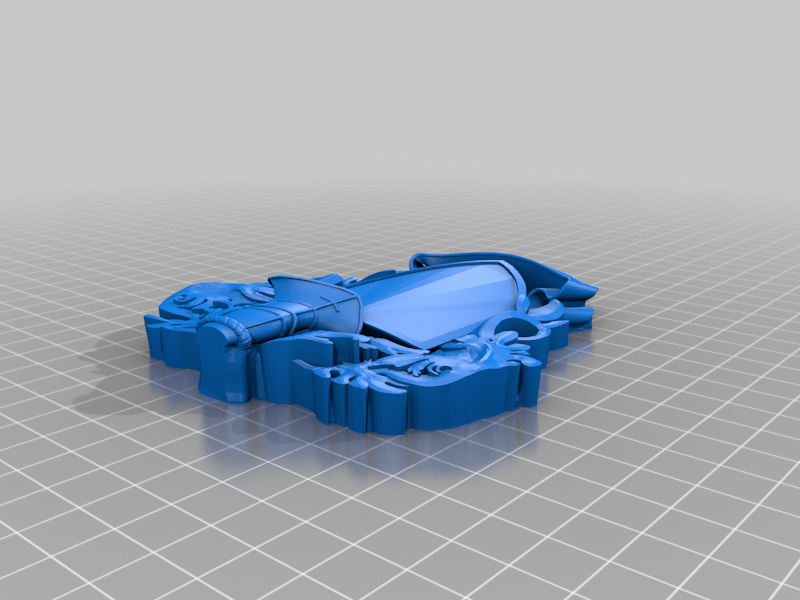 Free STL file Heraldry crest・3D printing template to download・Cults