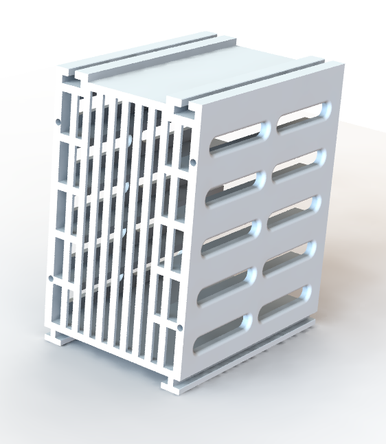 STL file Stackable HDD Rack 🖥️・3D printer model to download・Cults