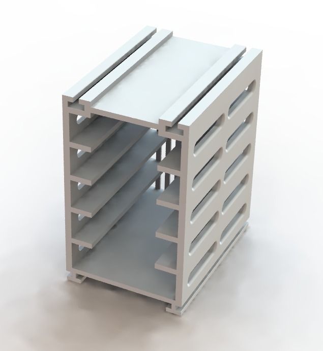 STL file Stackable HDD Rack 🖥️・3D printer model to download・Cults