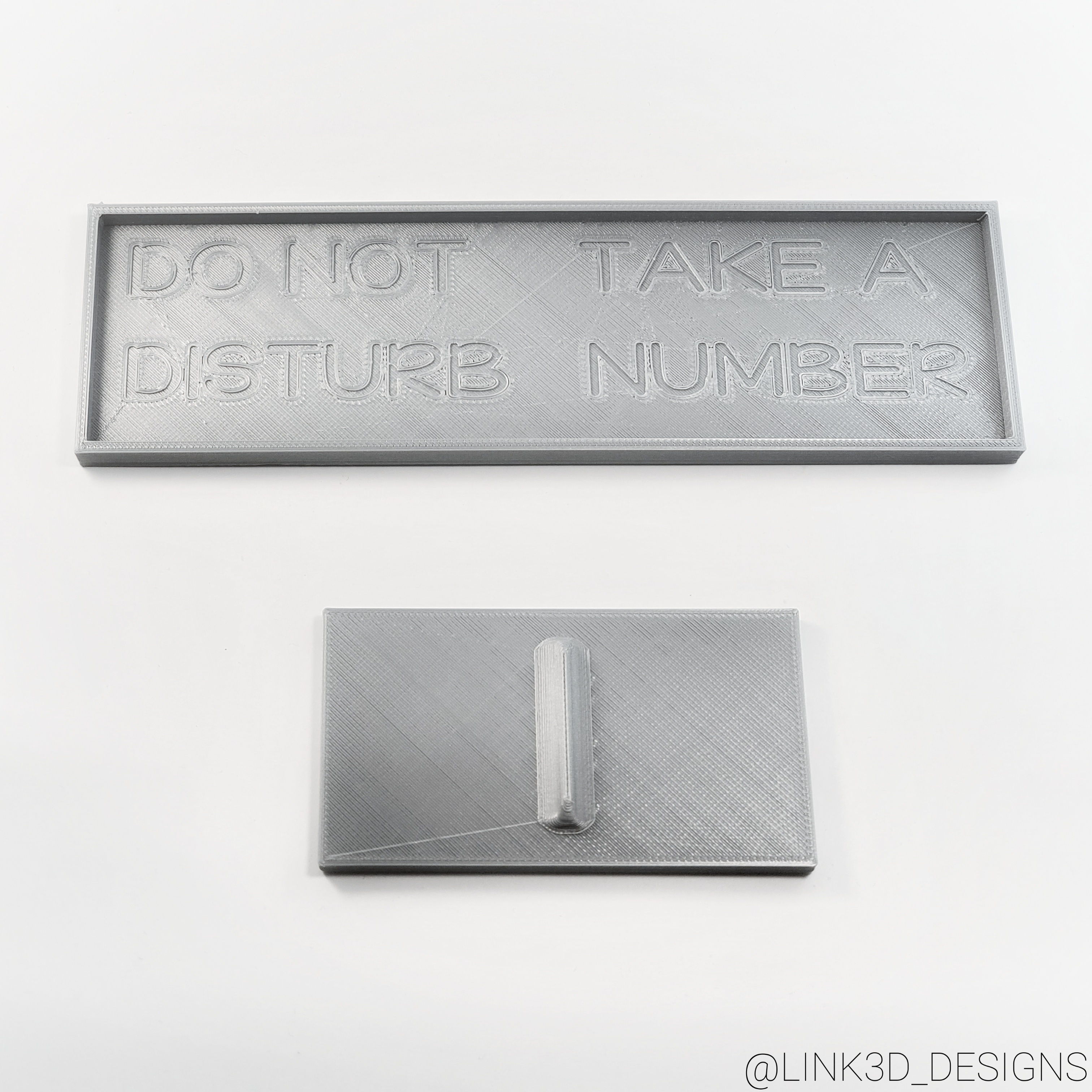 STL file Do Not Disturb Slider!・3D printer design to download・Cults