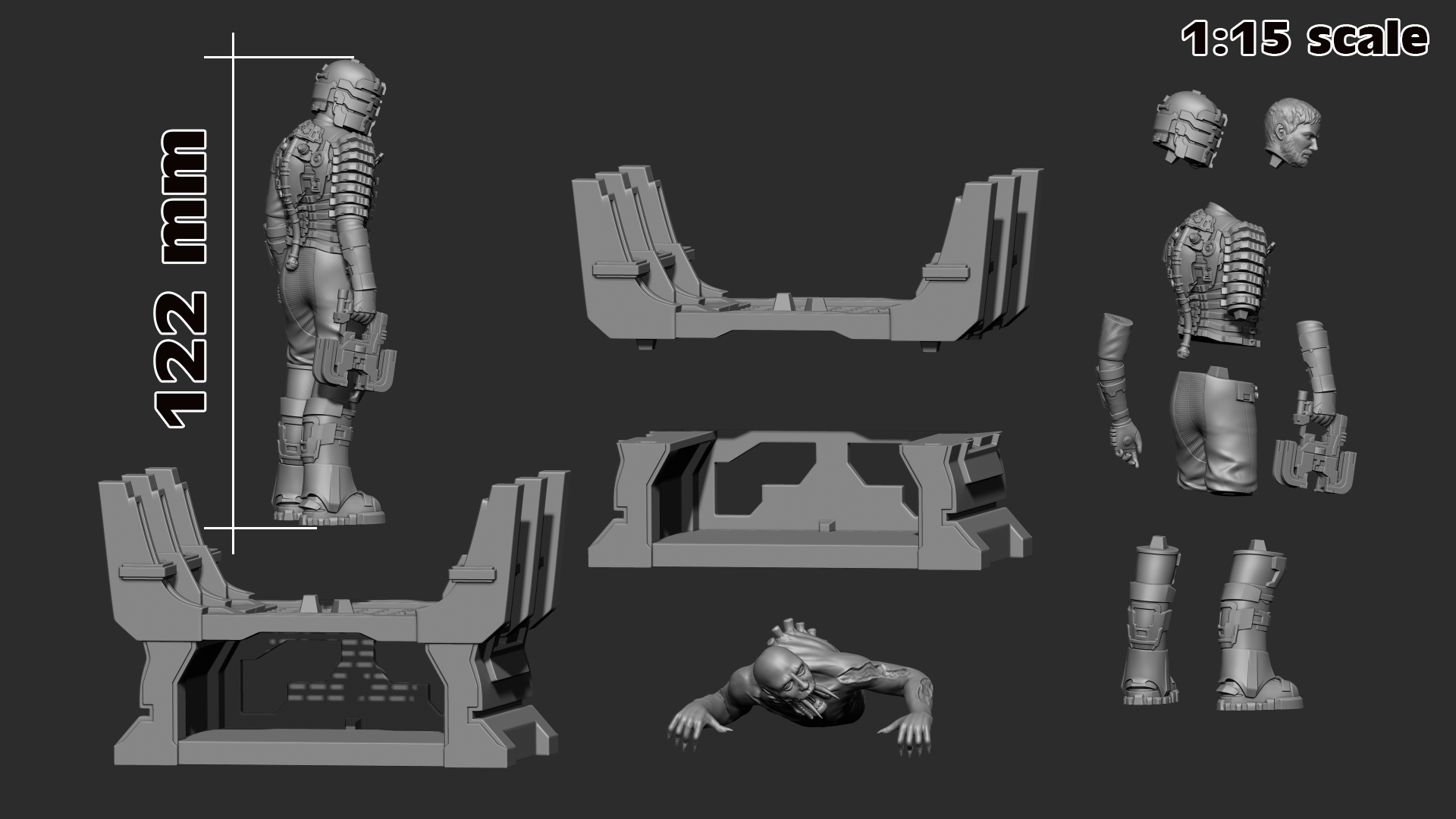 Файл STL Исаак Кларк・Шаблон для 3D-печати для загрузки・Cults