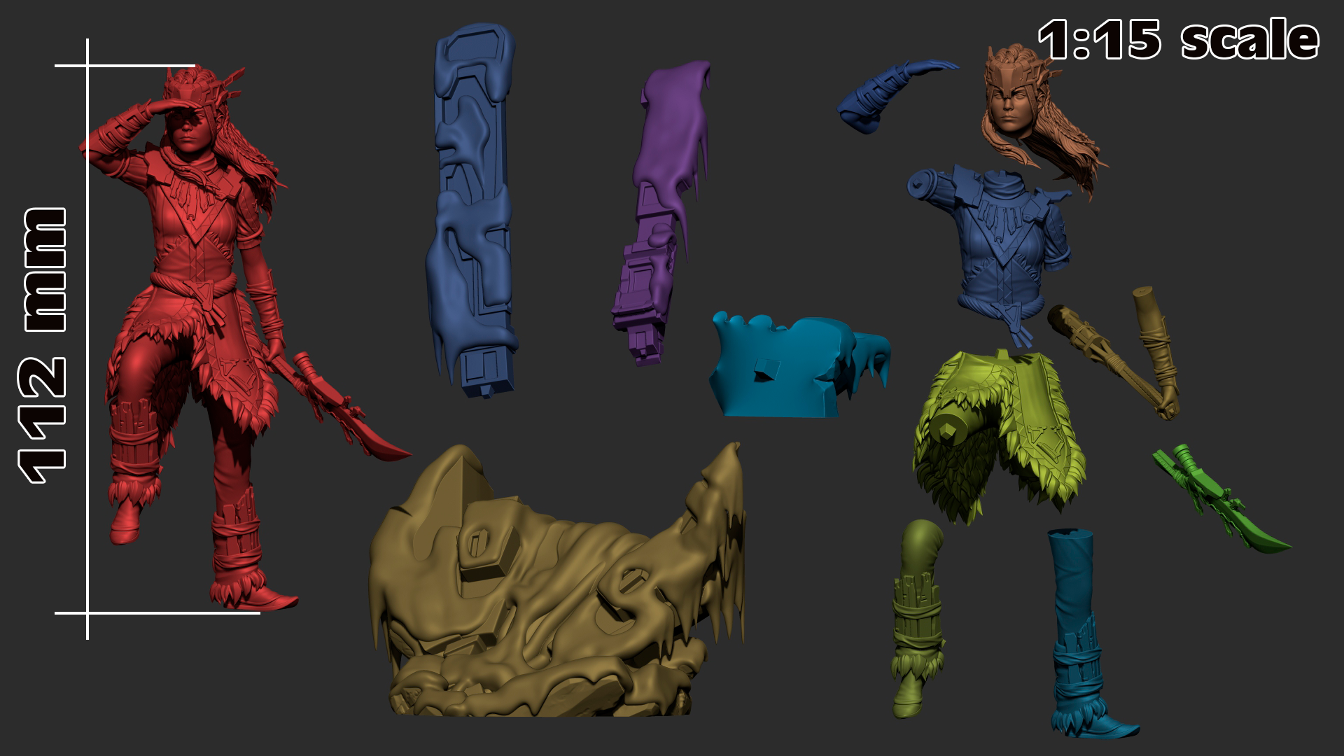 STL file Aloy 🎮・3D printable model to download・Cults