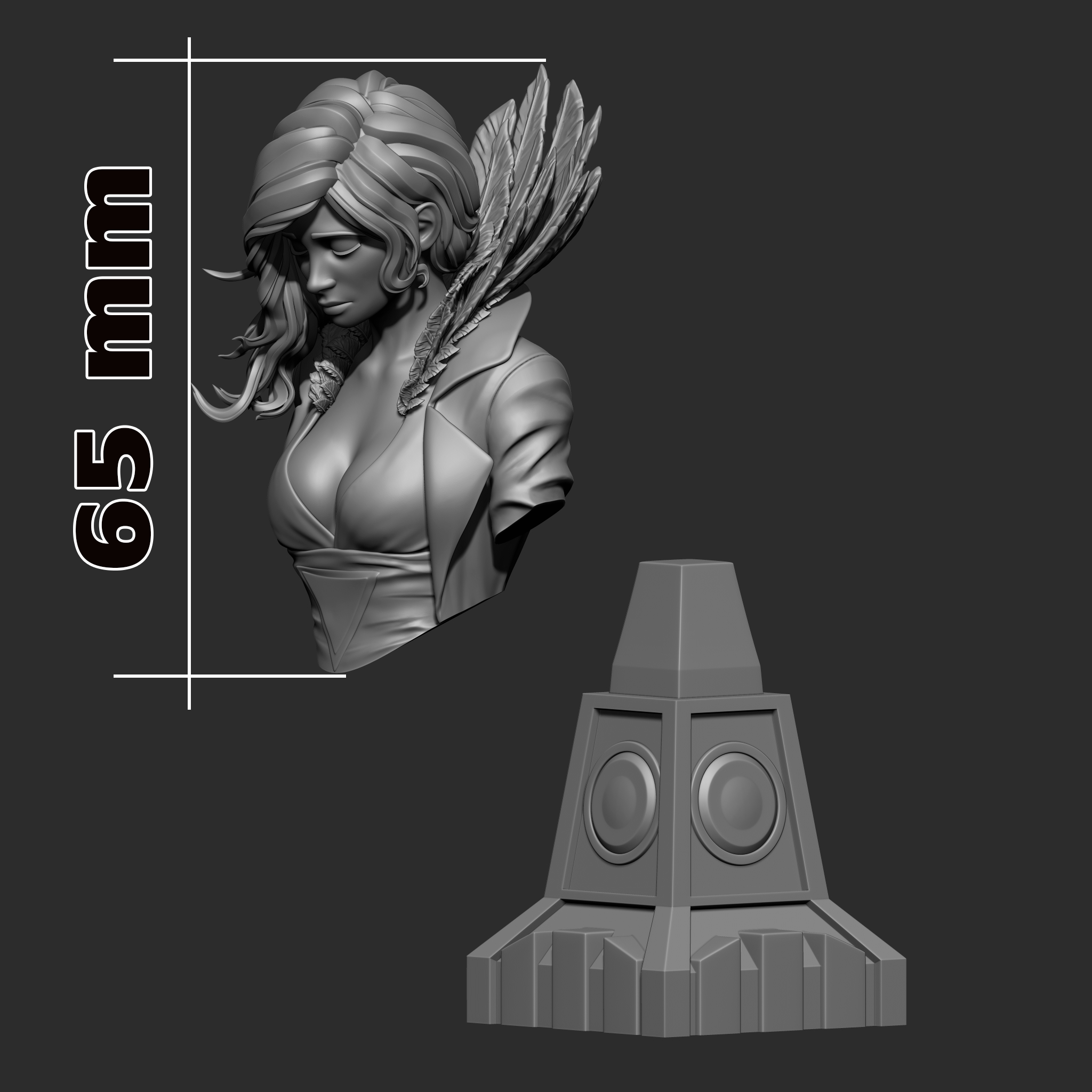 Stl File Bust Of Red From Transistor・3d Printer Model To Download・cults