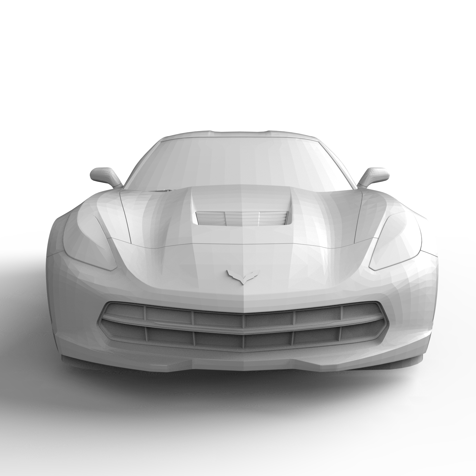 STL file CAR (Corvette)・3D printer model to download・Cults