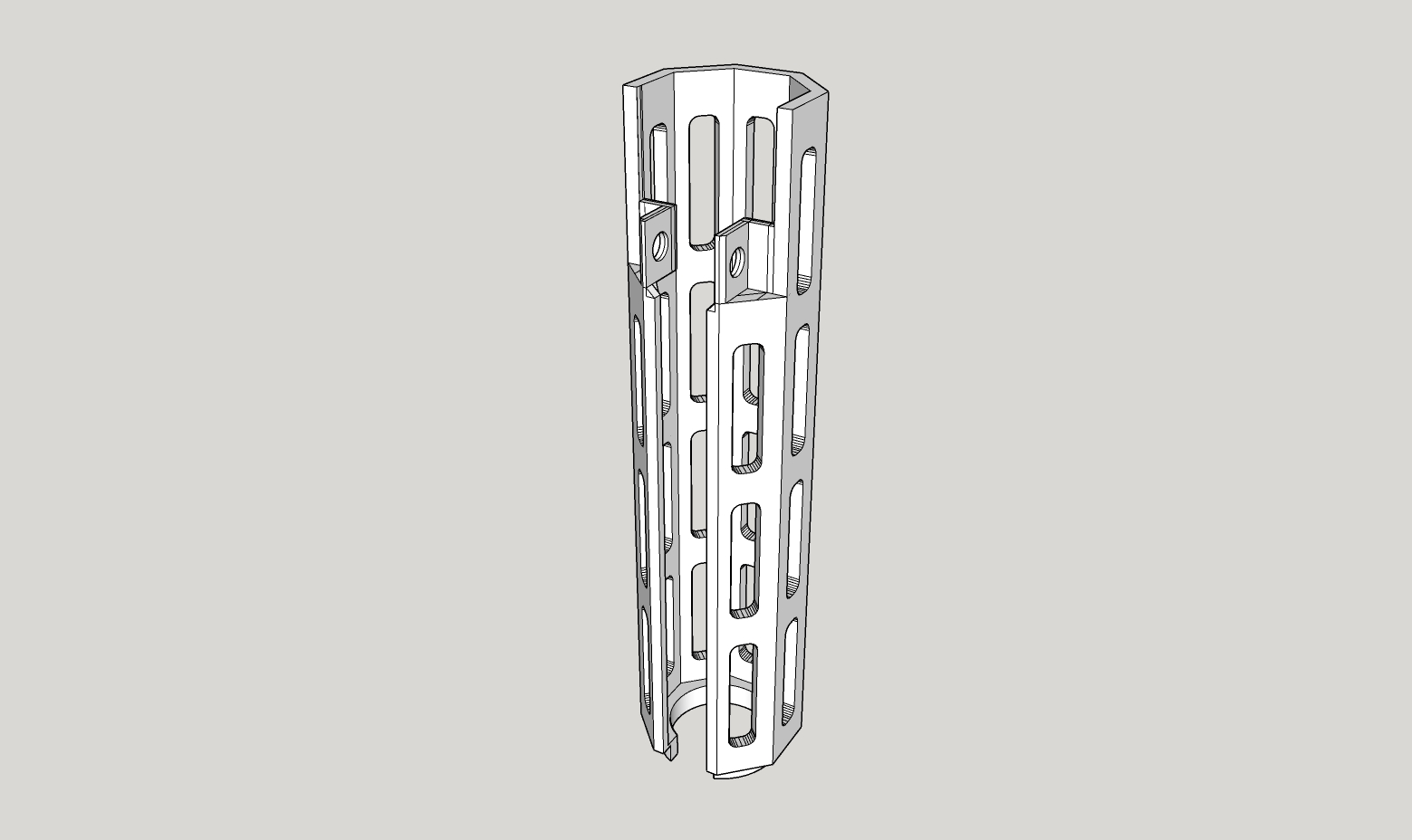 STL file G&G MP5 M-LOK Handguard・3D printer design to download・Cults