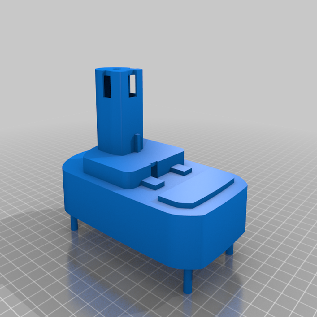 Free STL file Ryobi 18v adapter・Design to download and 3D print・Cults