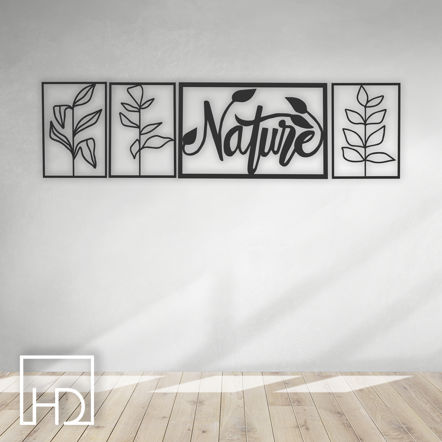 STL file SET NATURE WALL DECORATION BY: HOMEDETAIL・Model to download ...