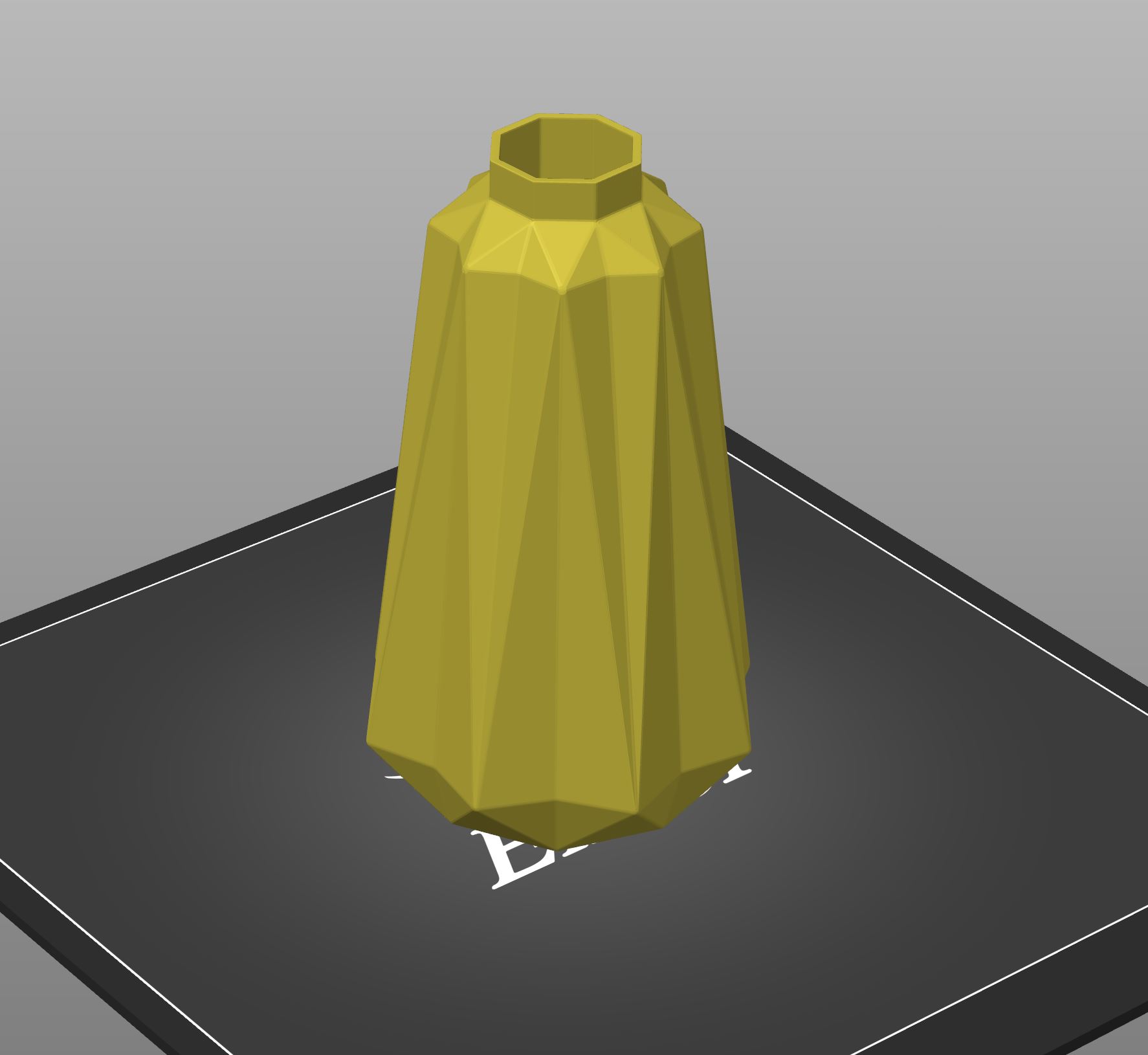 STL file ORIGAMI LIKE ART VASE・3D printer model to download・Cults