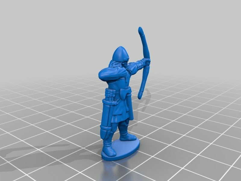 Free STL file Medieval nordic bowman archer ⚔・Model to download and 3D ...