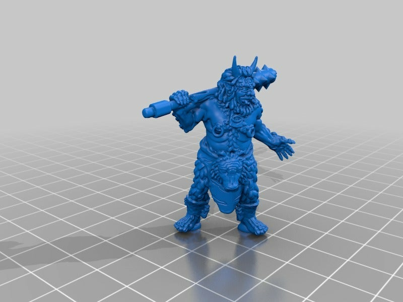 Free STL file Oni with kanabou 👹・3D printable design to download・Cults