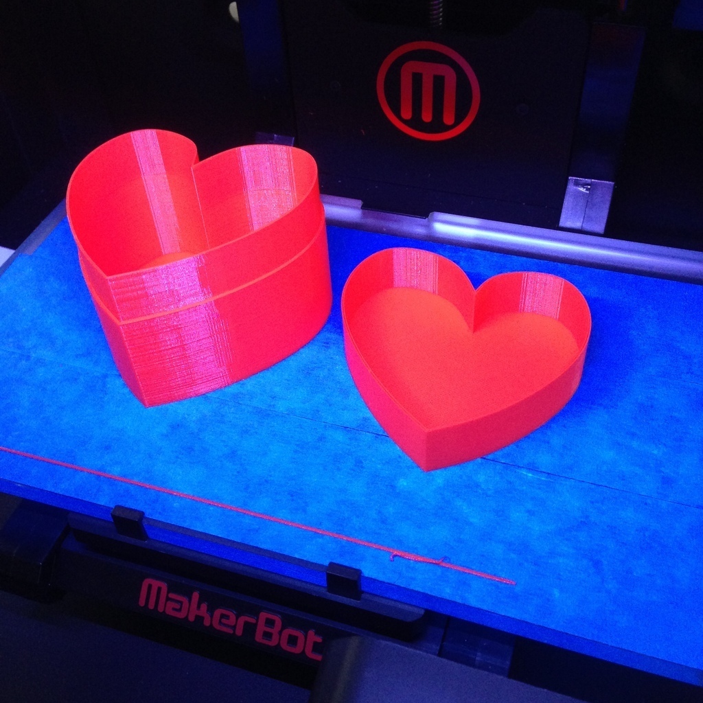 Free 3D file The Heart Box!・3D printer model to download・Cults