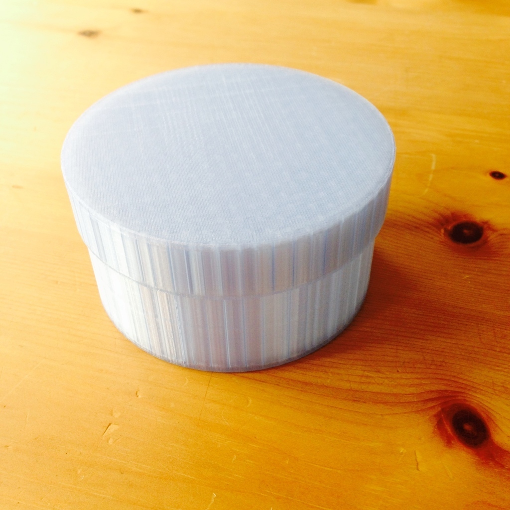 Free 3D file A round box・3D printable object to download・Cults