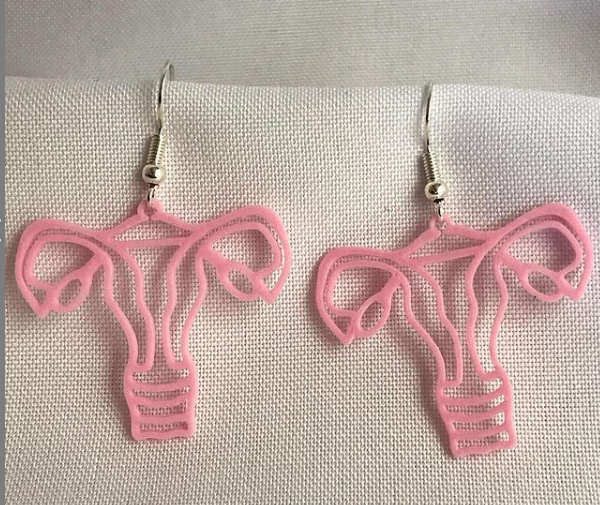 STL file CERVIX Earrings・3D printing template to download・Cults
