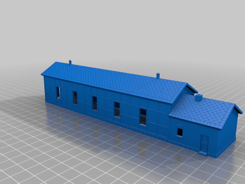 Free 3D file MiniRailway Small Depot・3D printer model to download・Cults