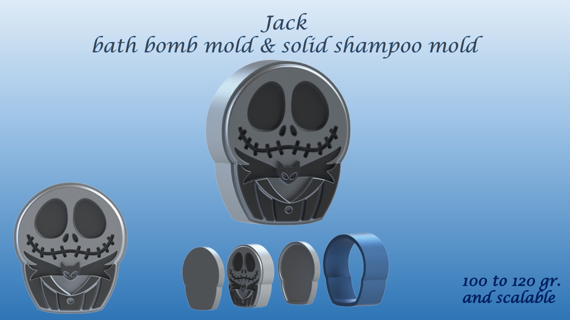 STL file JACK MOLD: BATH BOMB, SOLID SHAMPOO 🛀・Model to download and 3D ...