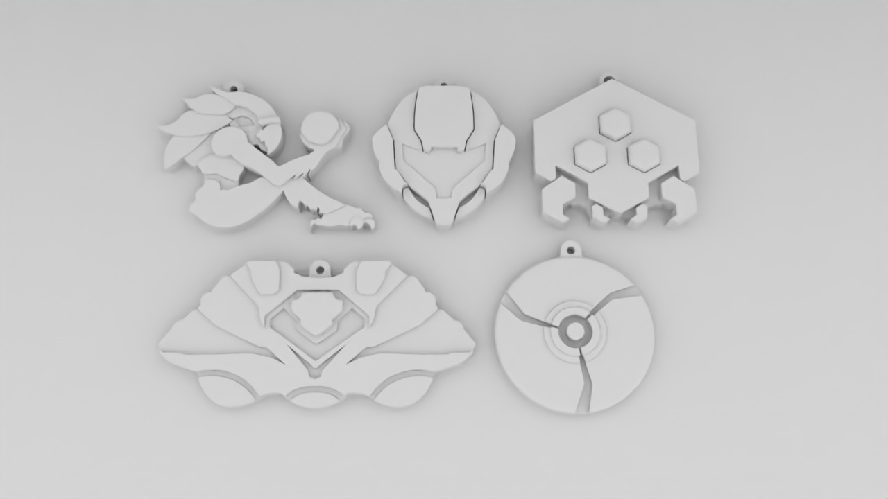 STL file Super Metroid Keychain pack・3D printable model to download・Cults