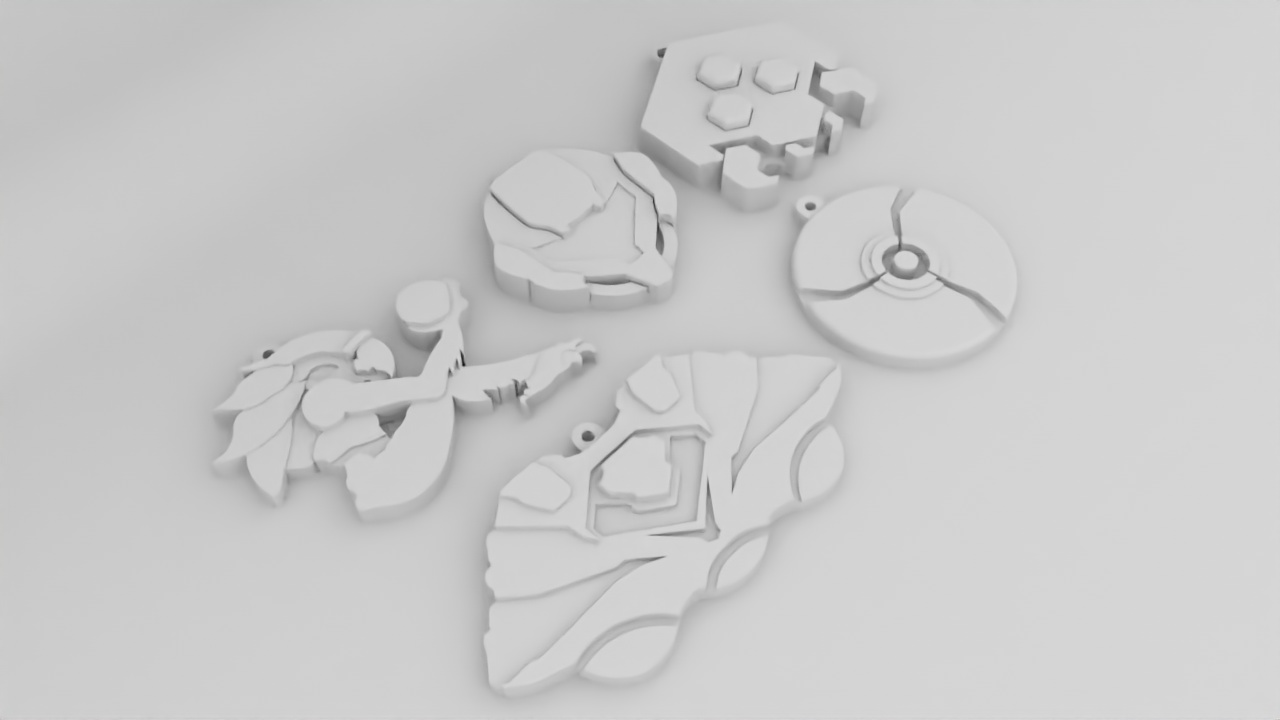 STL file Super Metroid Keychain pack・3D printable model to download・Cults