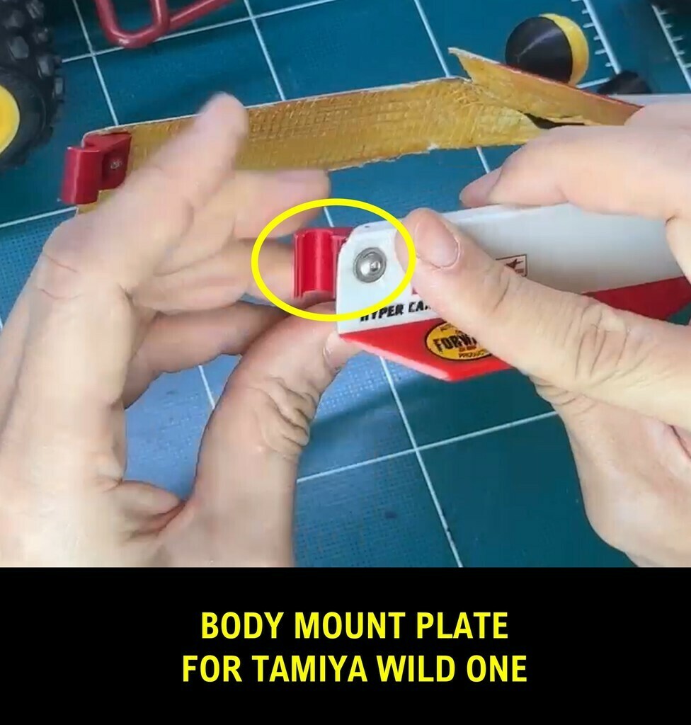 Free 3D file Body Mount Plate for Tamiya Wild One・3D printing model to ...