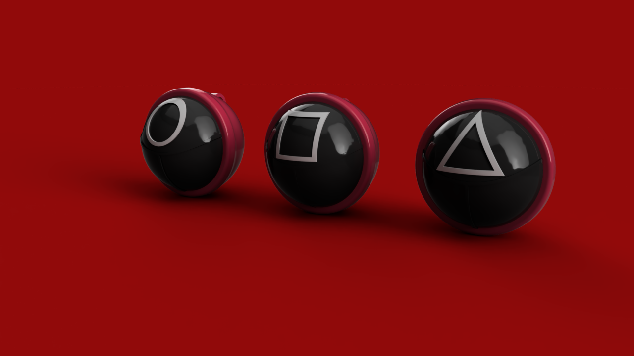 STL file 3D squid game keychain・3D printable design to download・Cults