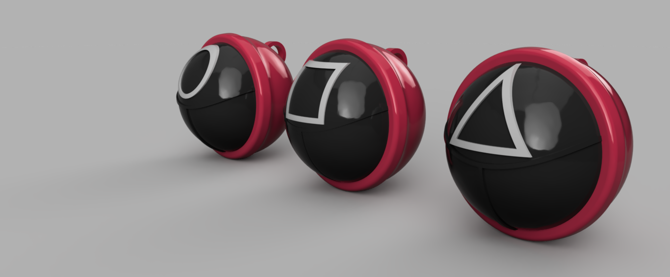 STL file 3D squid game keychain・3D printable design to download・Cults