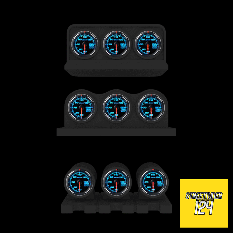 STL file UNIVERSAL DEFI METER 1/24 SCALE 🛞・3D printing template to ...