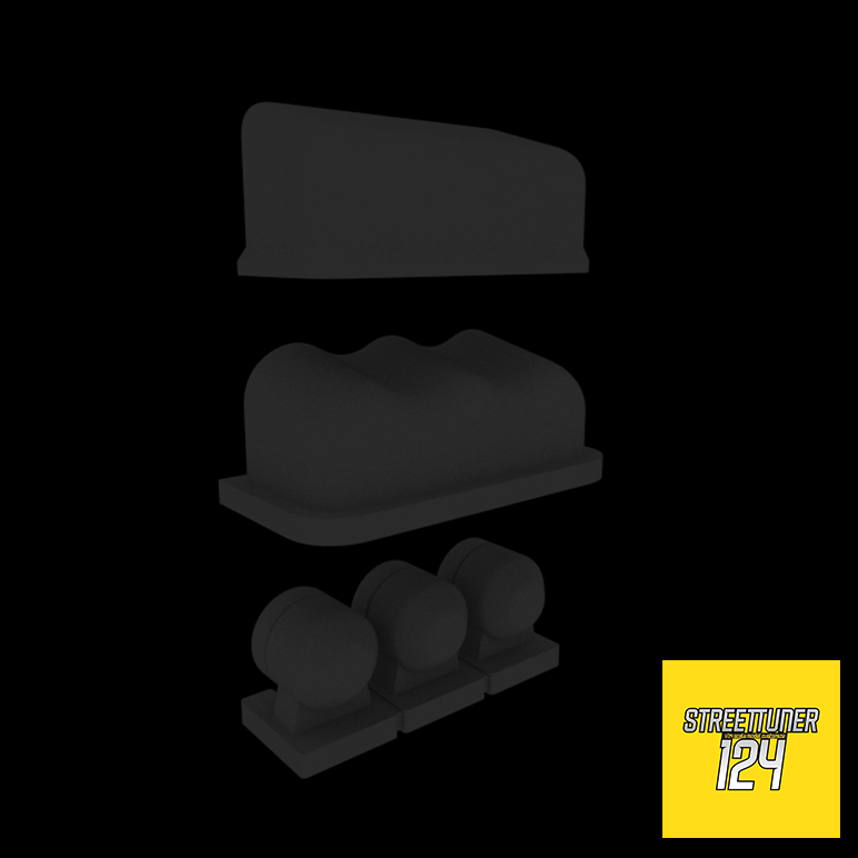 STL file UNIVERSAL DEFI METER 1/24 SCALE 🛞・3D printing template to ...