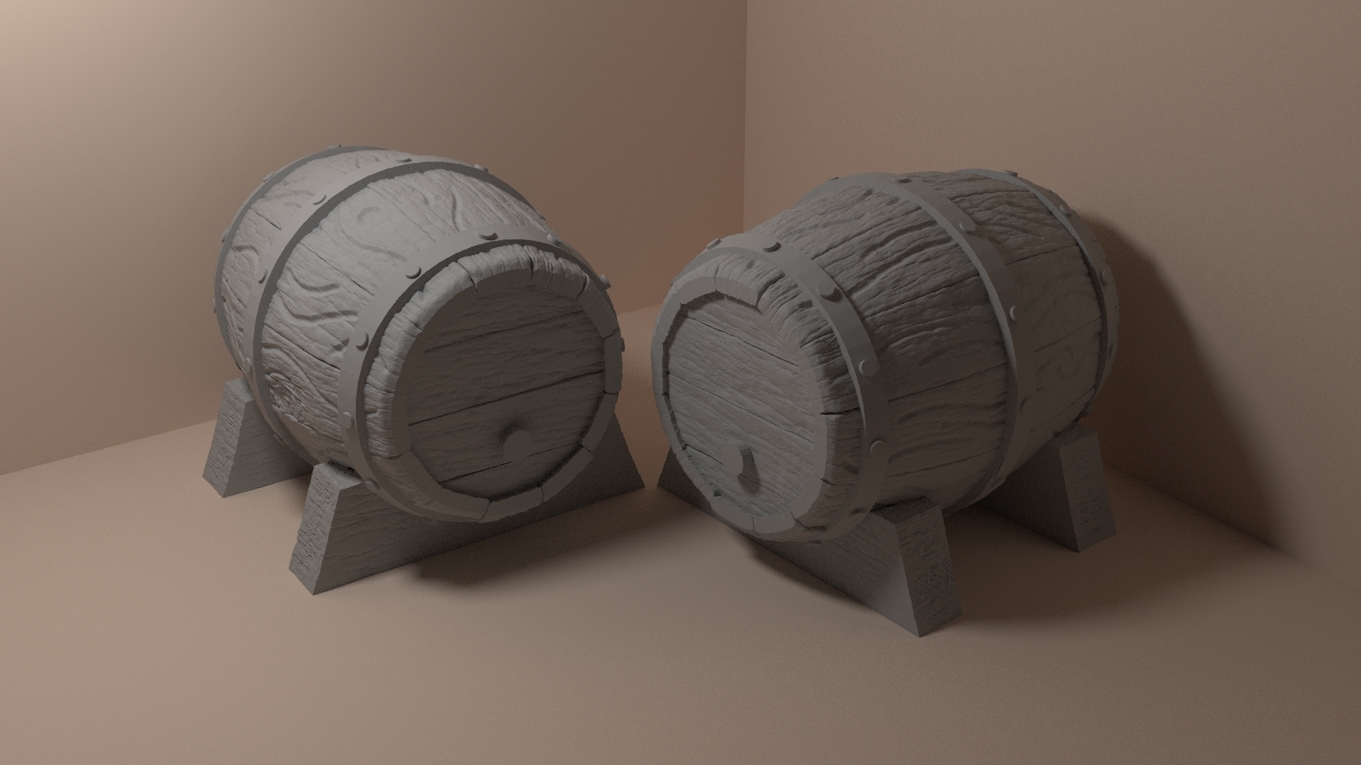 STL file Medieval fantasy barrel 2 3D print model・3D printing template ...