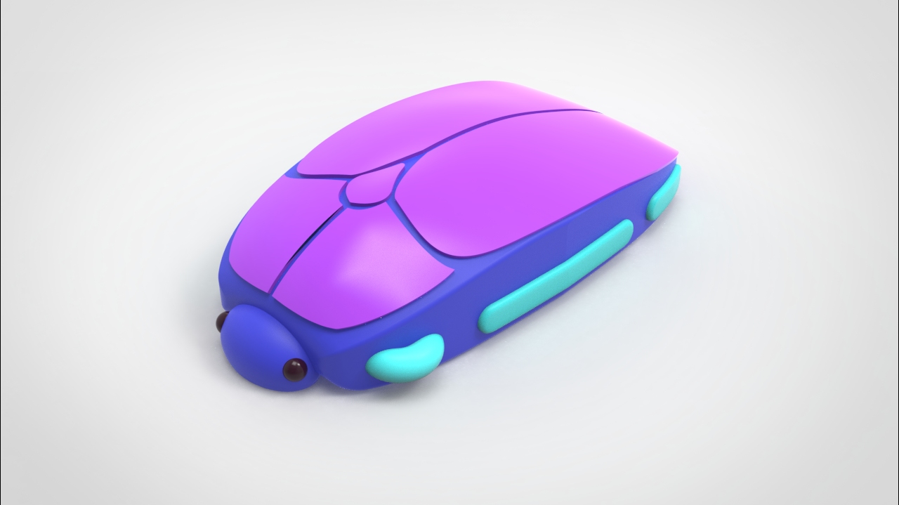 STL file Beetle Mouse・Template to download and 3D print・Cults