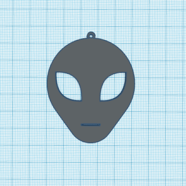 STL file Alien" Earring 👽・3D print object to download・Cults