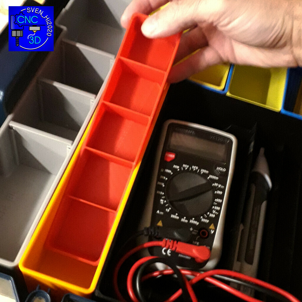 Free 3D file L-Boxx Einsatz 1x4 Sortiereinsatz・3D printable design to ...