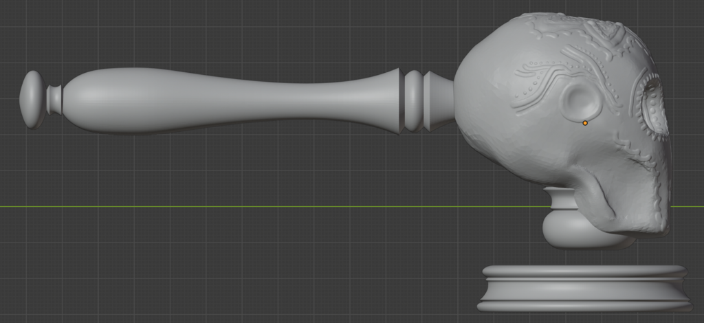 Free 3D file Sugar Skull Gavel・3D print design to download・Cults