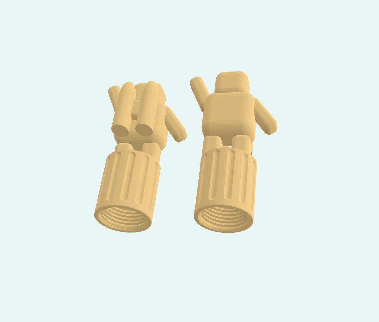 Free STL file "ASTRONAUT" VALVE STEM CAP COVER 🧑‍🚀・3D printer model to ...