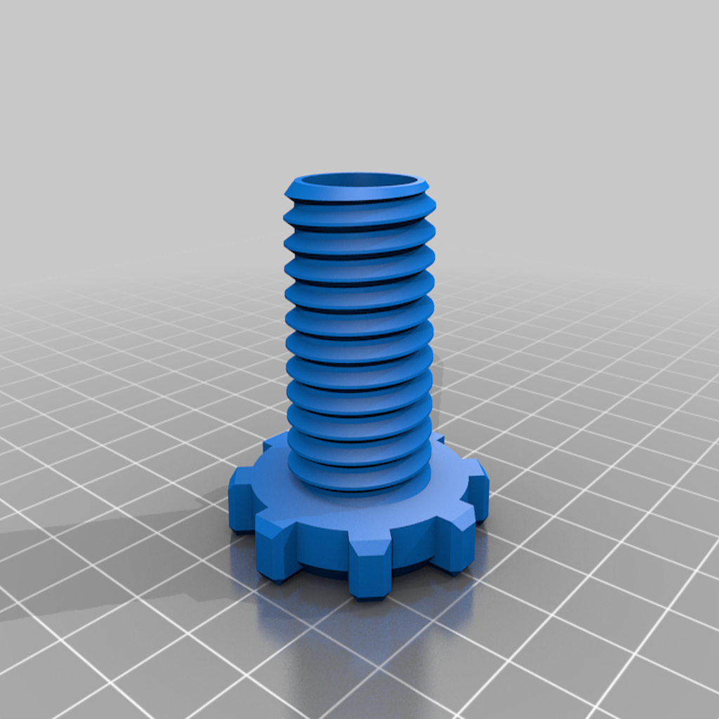 Free STL file passthrough for 3mm filament with 30mm thread・3D printer ...