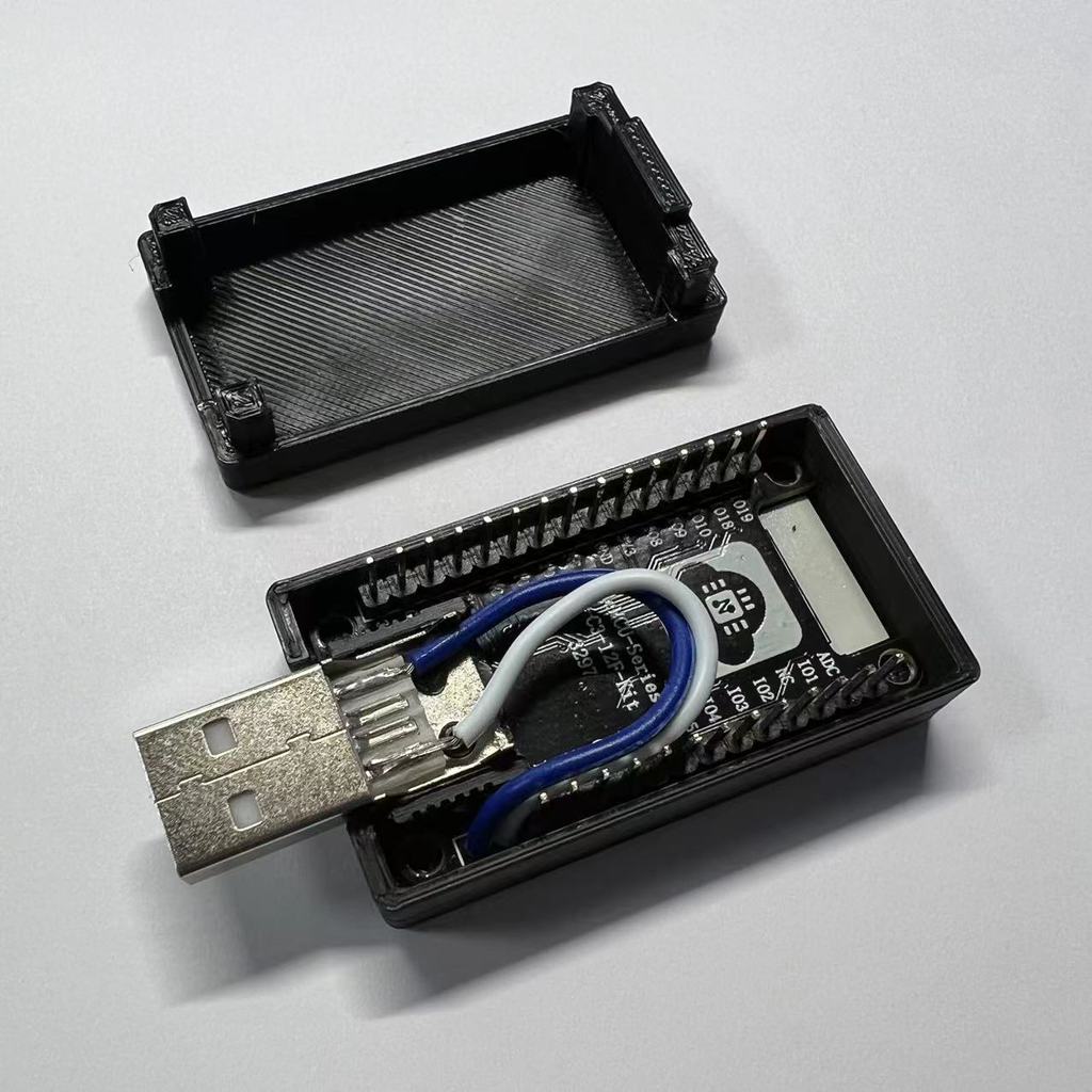 Free STL file ESP32-C3-12F case with USB-A connector opening 🔧・3D ...