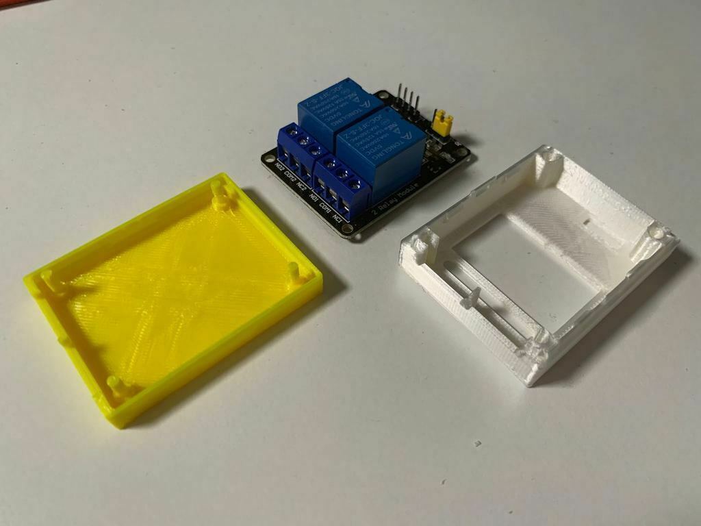 Free STL file 2 Way Relay Module Case w/ Cable Passthrough Holes 🔌・3D ...