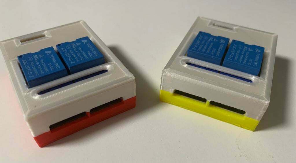 Free STL file 2 Way Relay Module Case w/ Cable Passthrough Holes 🔌・3D ...