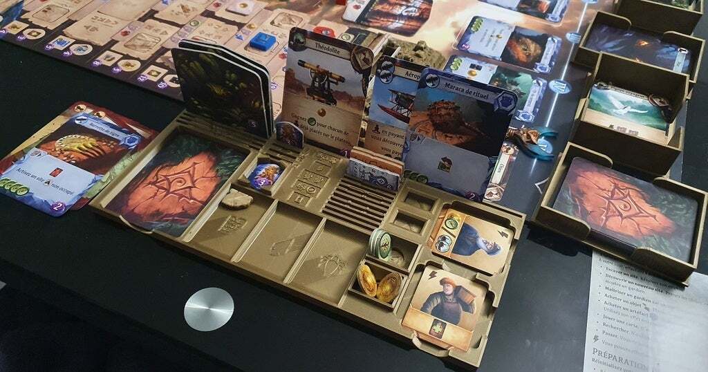 Free STL file Arnak playerboard organizer・3D print object to download・Cults