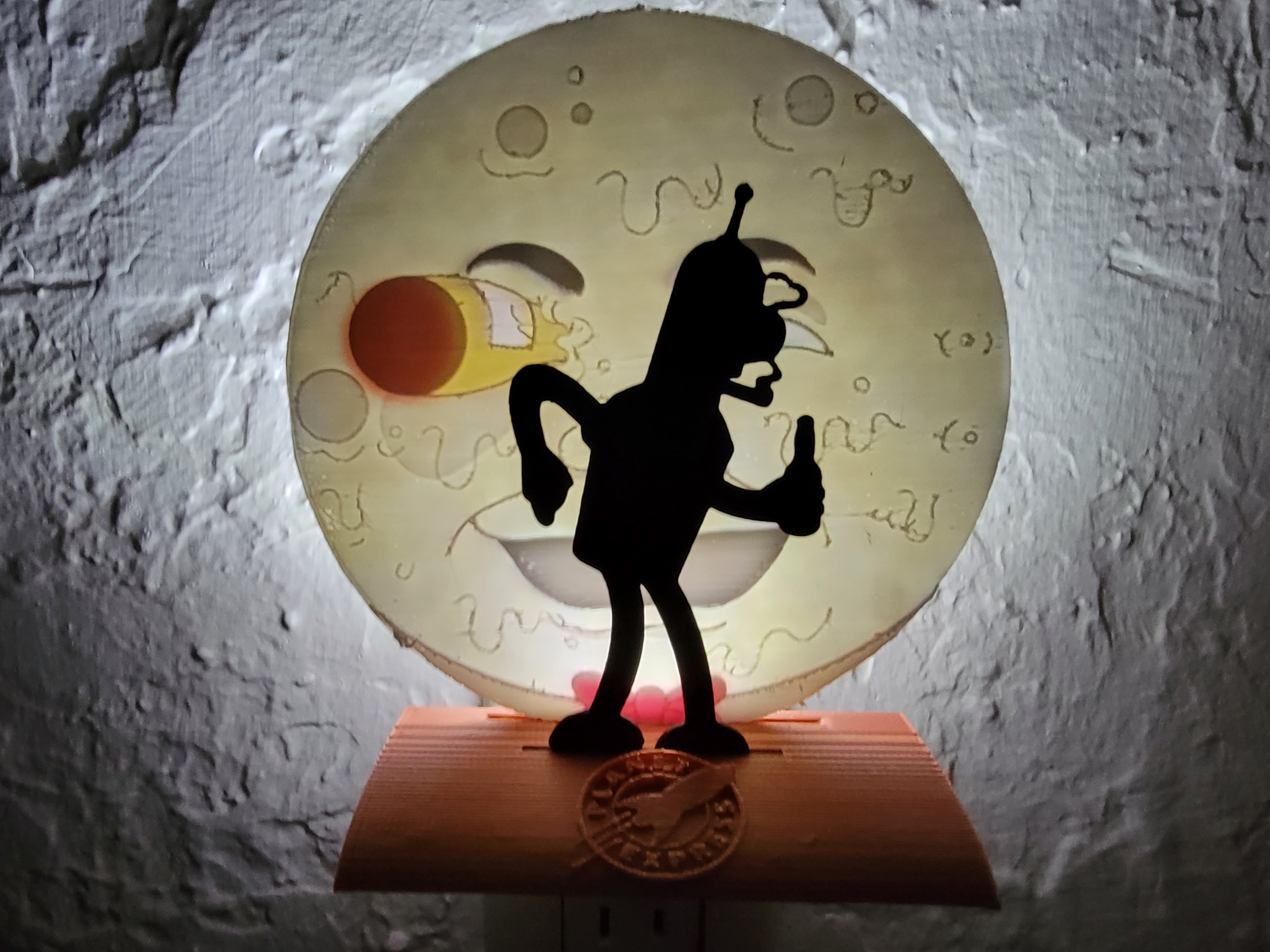 STL file Bender Night Light・Template to download and 3D print・Cults