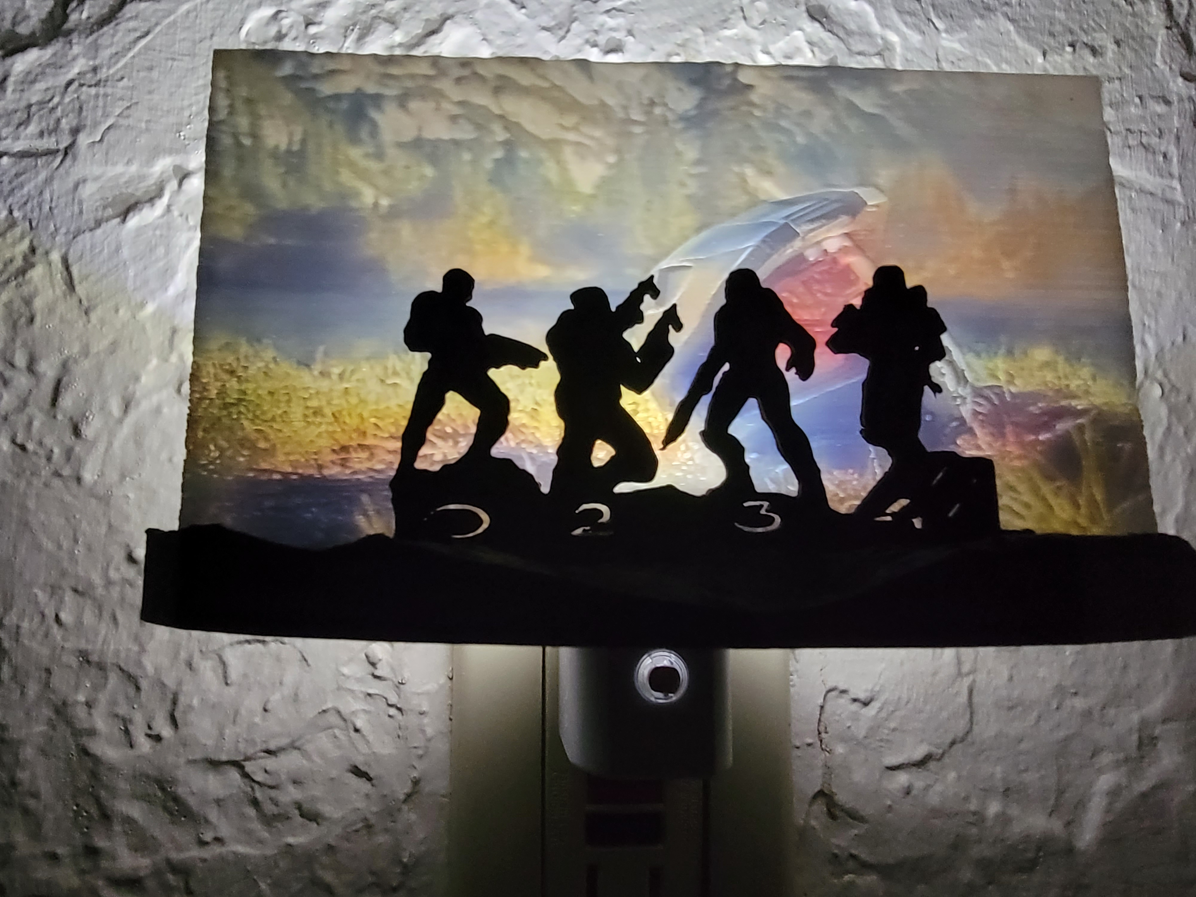 STL file Halo Night Light・3D print design to download・Cults