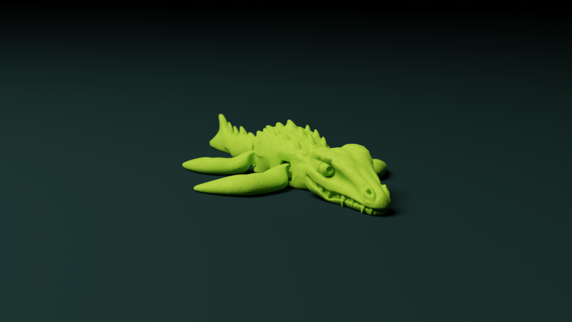 3D file mosasaurus, articulated flexi・Design to download and 3D print・Cults
