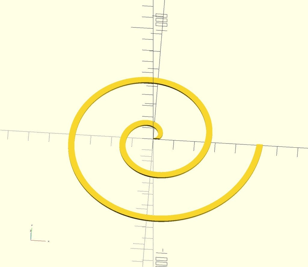 Free SCAD file Archimedean Spiral Module・3D print design to download・Cults