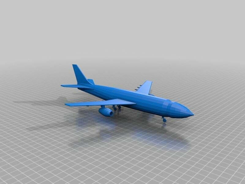 Free STL file air france airplane・3D print object to download・Cults