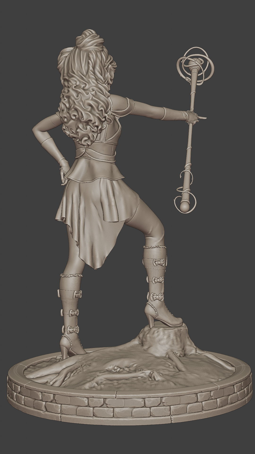 3D file Anime_Magic_Queen・3D printer model to download・Cults