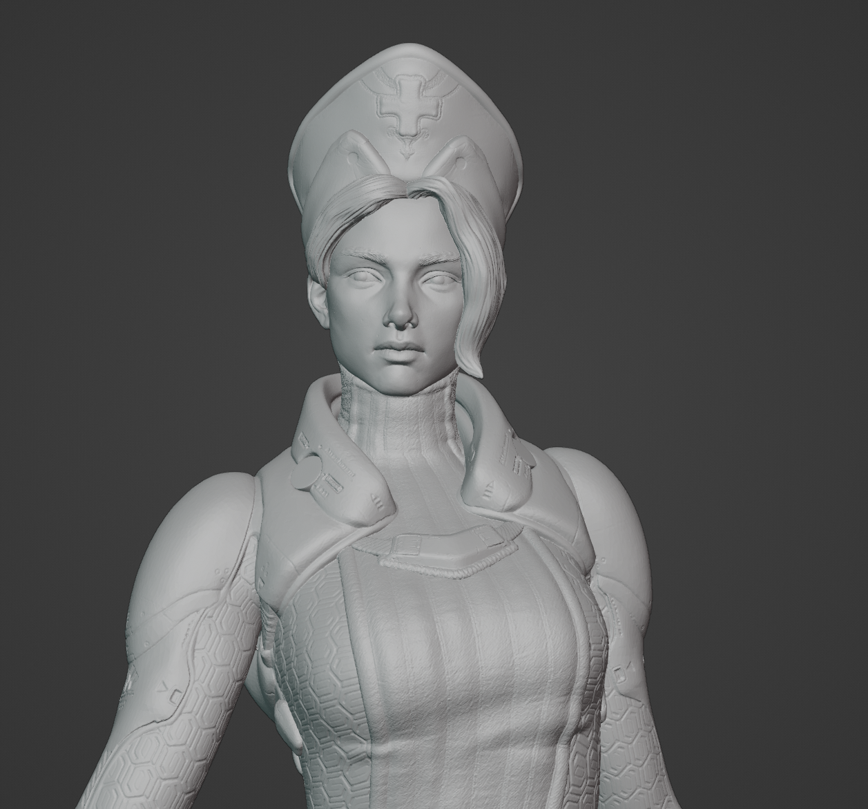 STL file Sci-fi Medic・3D printing model to download・Cults