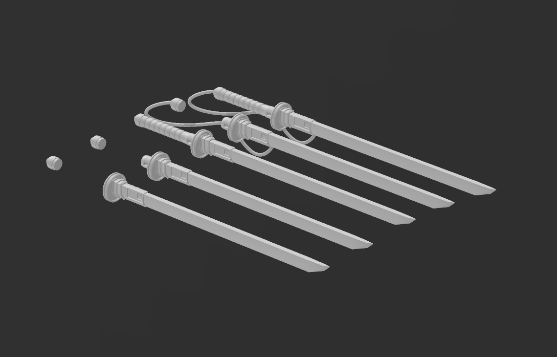 STL file Power Katanas・3D printing template to download・Cults