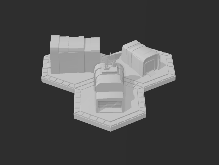 STL file Battletech Military Installation Terrain Pack 🪖・3D printing ...