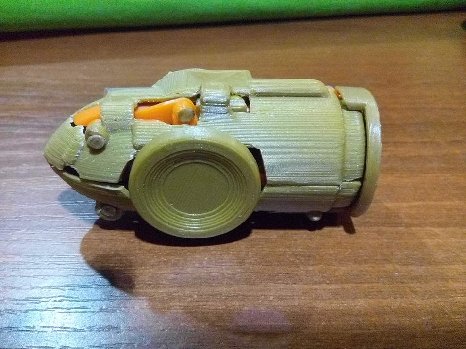 STL file Transformer case for flash drive. "Eared bullet" 📱・3D printing ...