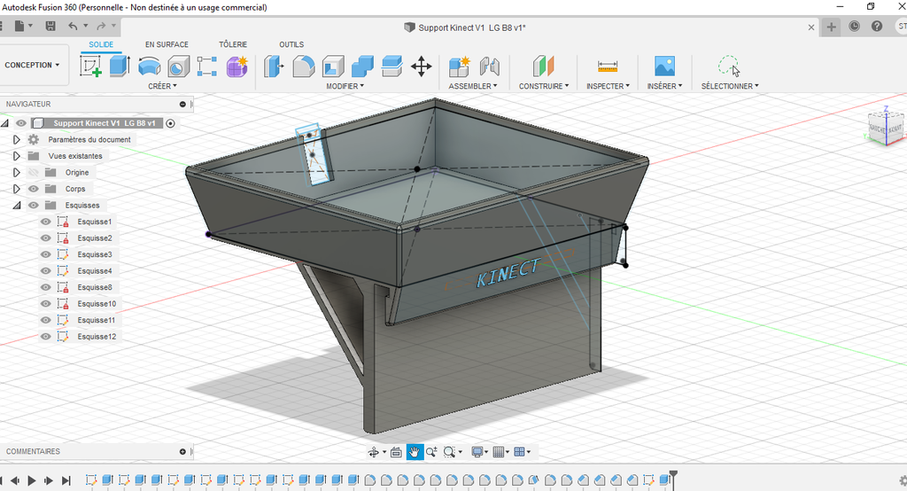 STL file Support Kinect Xbox 360 ( Kinect v1 Stand )・3D printer design ...